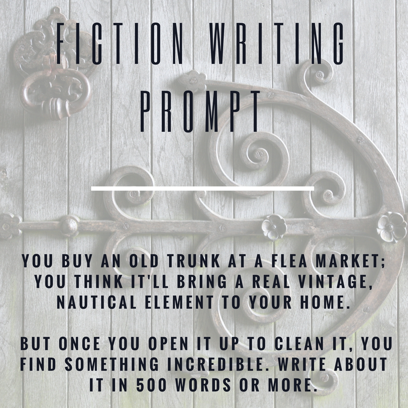 'Fiction Writing Prompt | July 2017' by Mariah Beckman - Pif Magazine